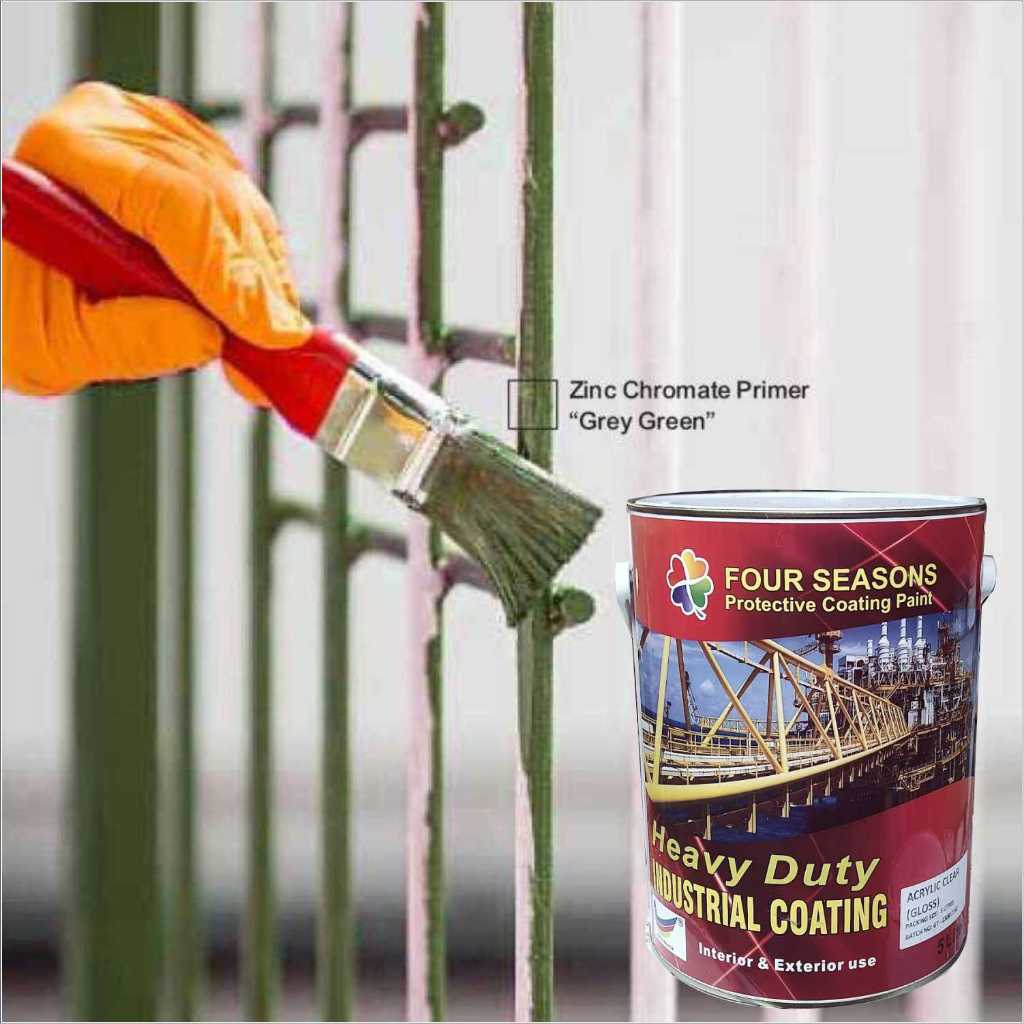 Zinc Phosphate 5L Primer Green ( four seasons ) Color Undercoat Iron ...