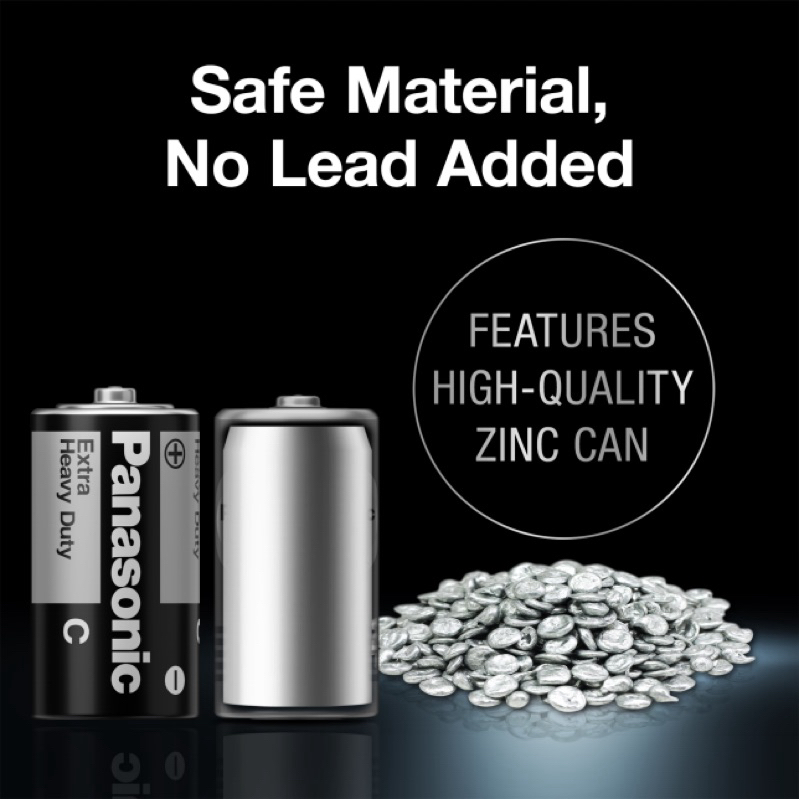 PANASONIC EXTRA HEAVY DUTY C MANGANESE BATTERY (2PC) | Shopee Malaysia