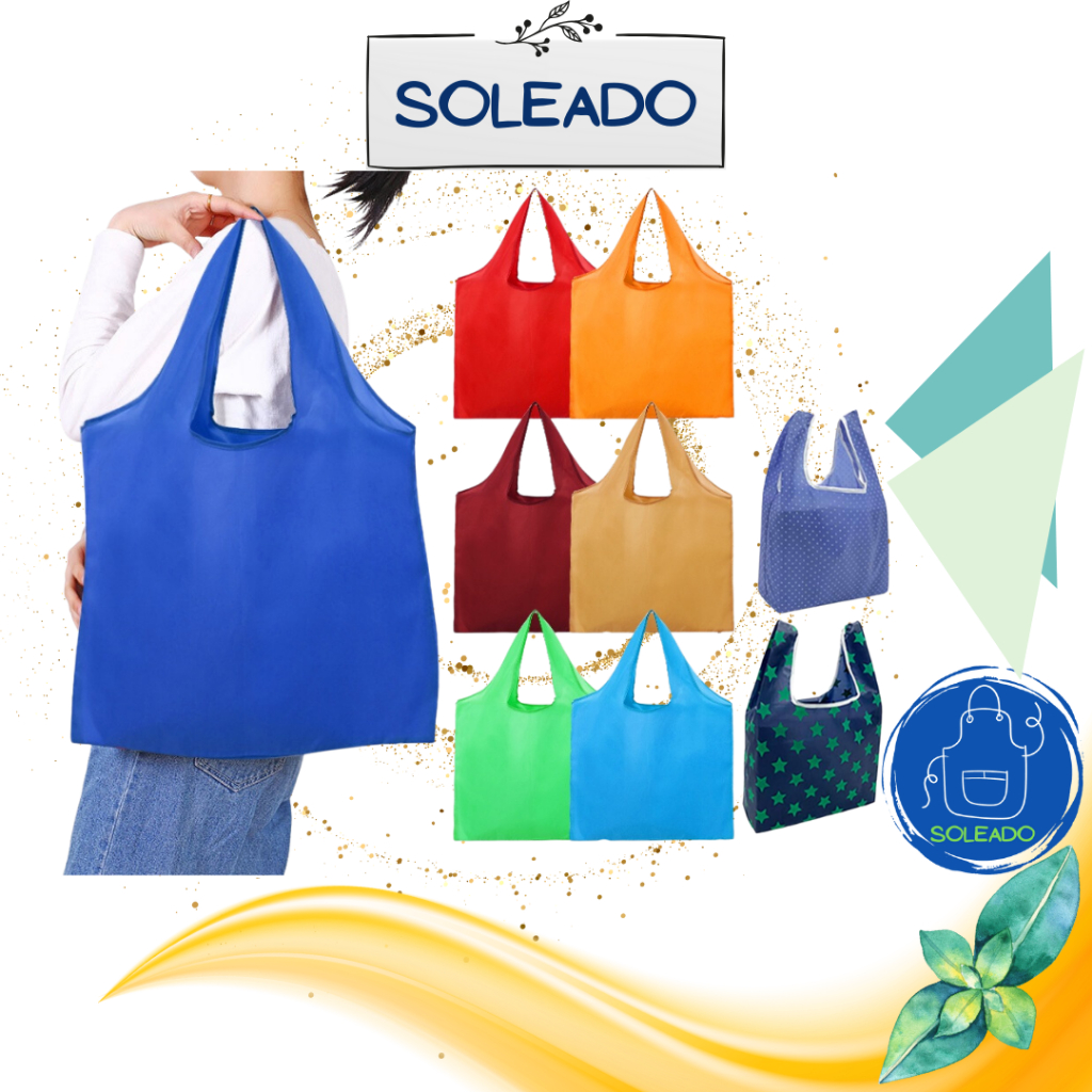 Folding Shopping Bag Eco Bag Simple Save Earth Travel Tote Pouch ...