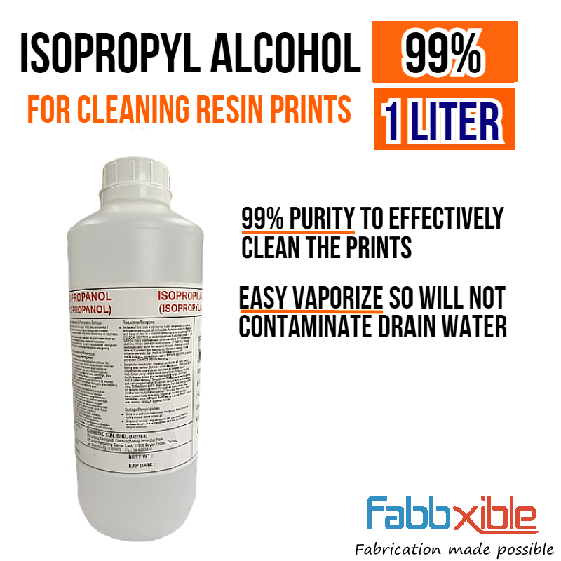 IPA Isopropyl Alcohol 99% for Cleaning Resin 3D Prints | Shopee Malaysia