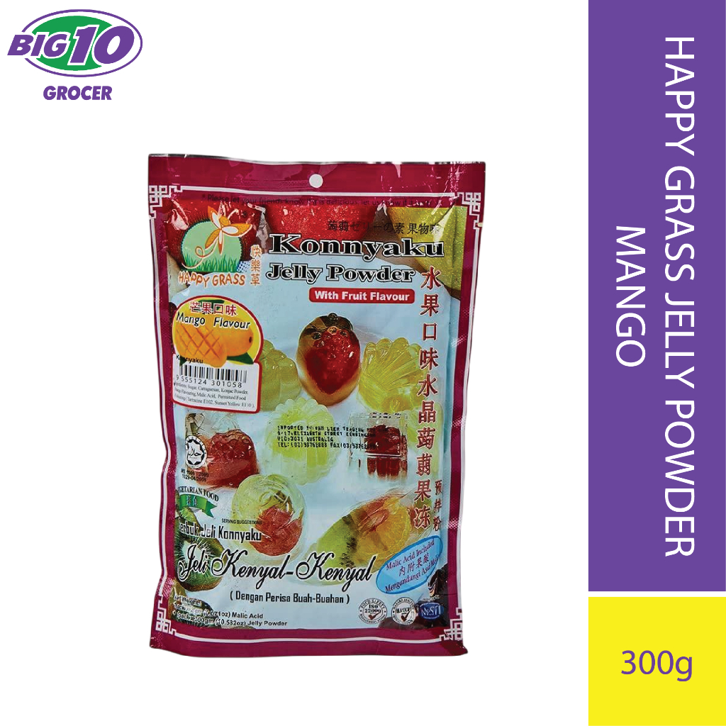 Happy Grass Konnyaku Jelly Powder Mango/ Perisa Mangga (300g) | Shopee Malaysia