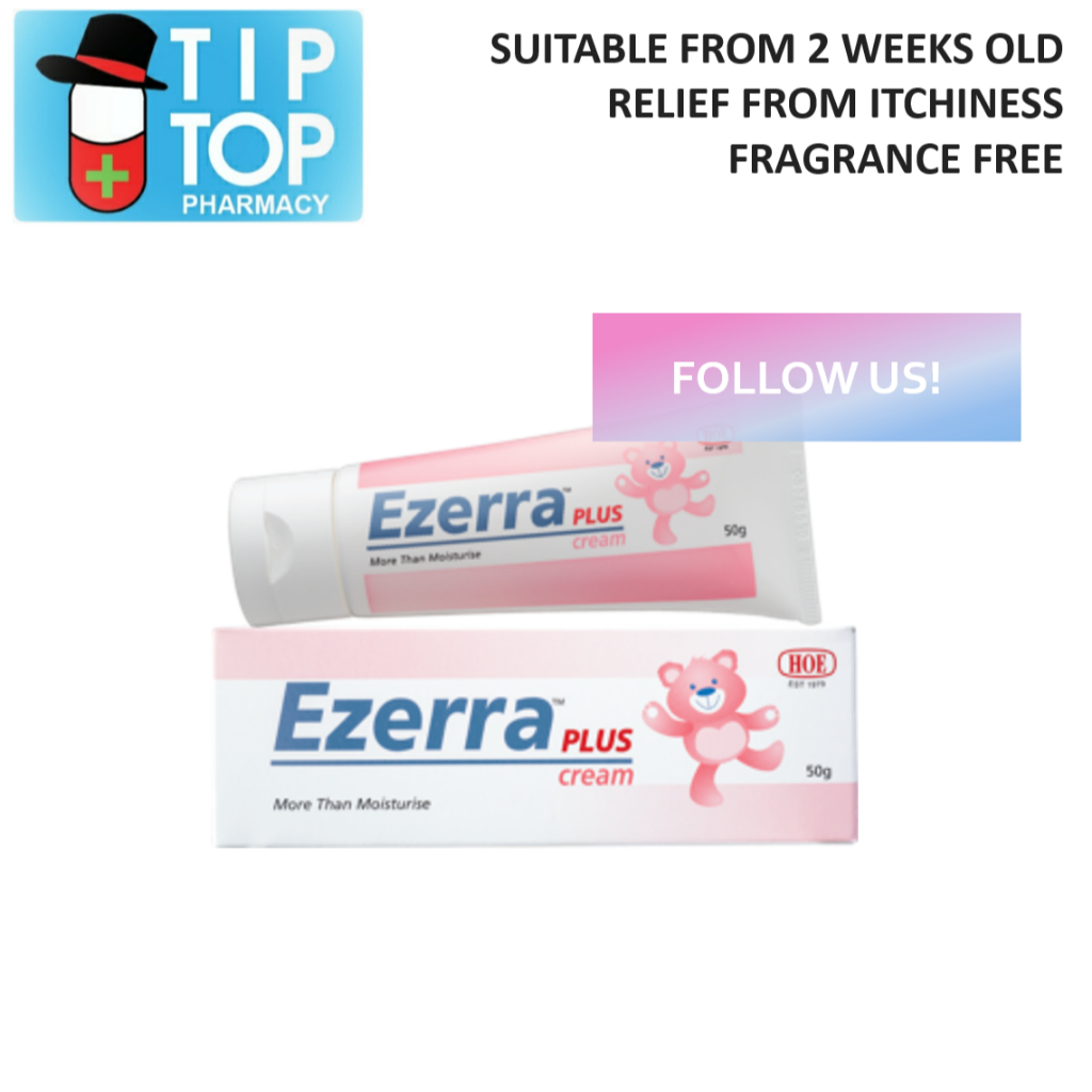 Ezerra Plus Cream 50g More Than Moisturise (suitable for 2 week old ...
