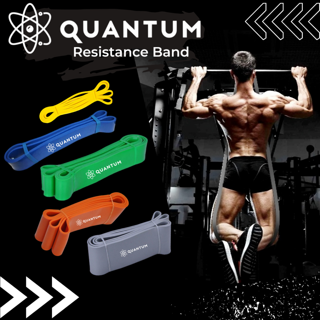 Quantum Resistance Band Fitness Equipment Workout Pull Up Band Sports ...