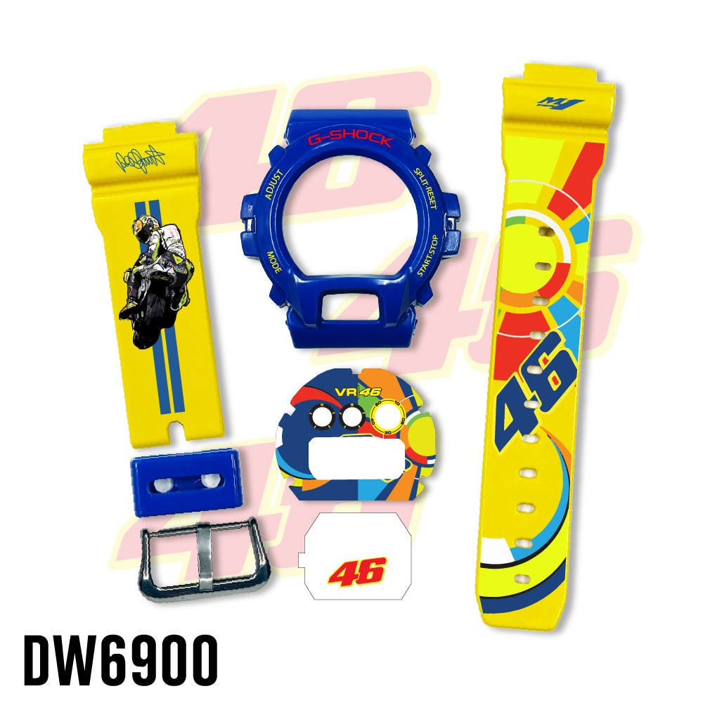 BNB DW6900 VR46 DESIGN CUSTOM (GLOSSY) | Shopee Malaysia