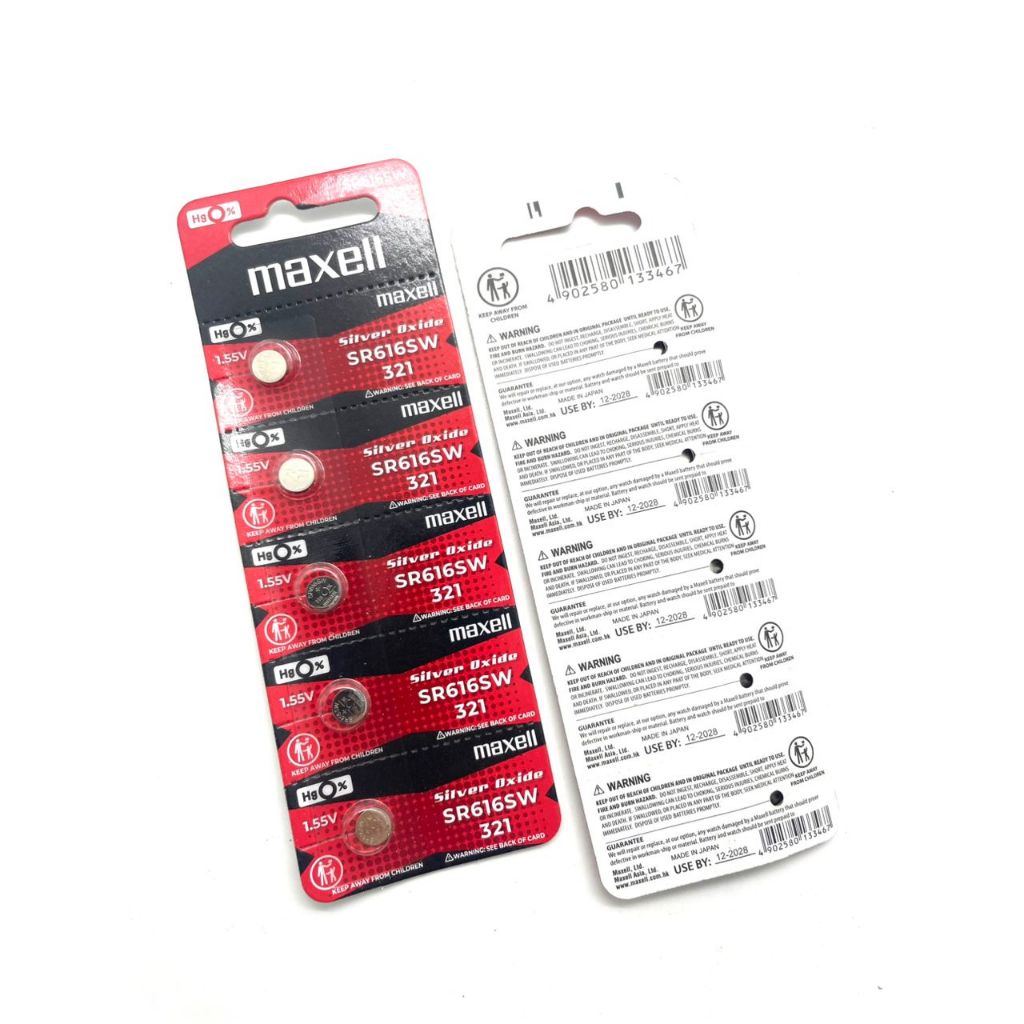 [GENUINE] Maxell SR616 SR621 SR626 SR616SW SR621SW SR626SW 321 364 377 ...
