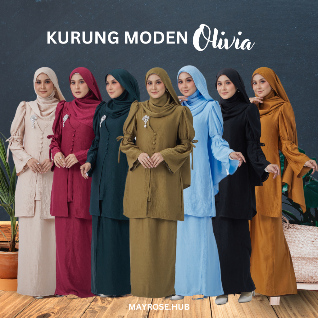 Baju Raya 2025 Viral Kurung Moden Wanita Perempuan Plus Size Murah ...