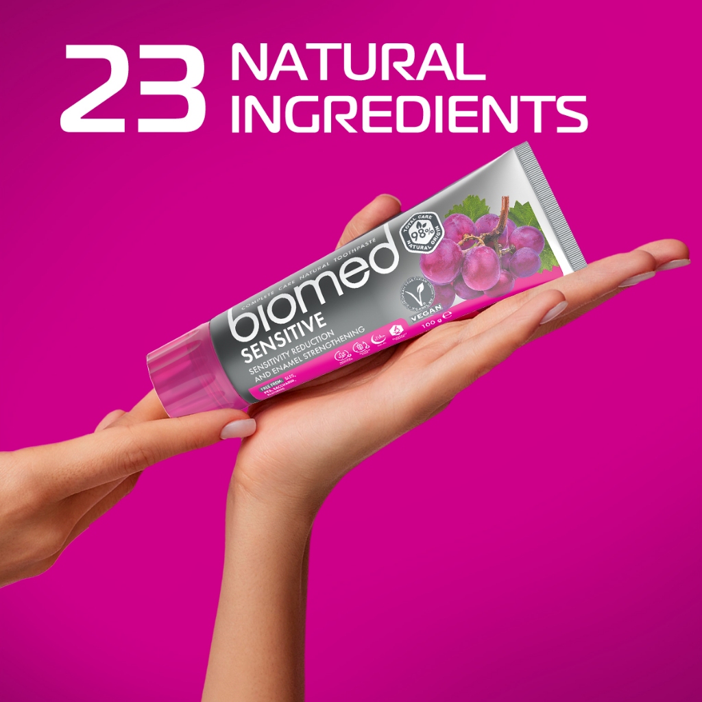 Biomed Natural Toothpaste Sensitive For sensitive reduction,敏感牙齿 | Ubat ...