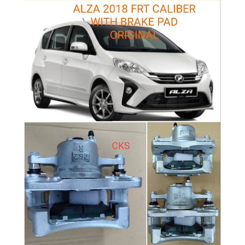 ORIGINAL PERODUA ALZA 2018-2021 FRONT CALIBER ASSY WITH BRAKE PAD ...