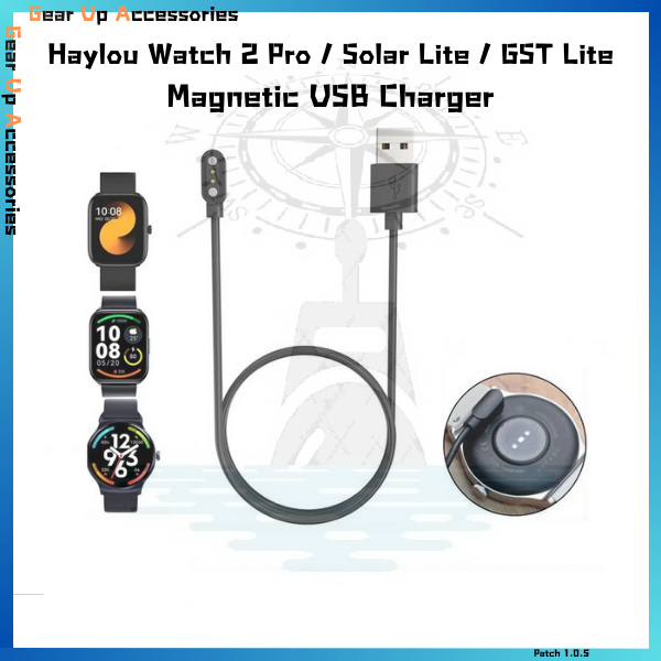 USB Magnetic Chargers For Haylou Solar Lite | Haylou GST Lite | Haylou ...