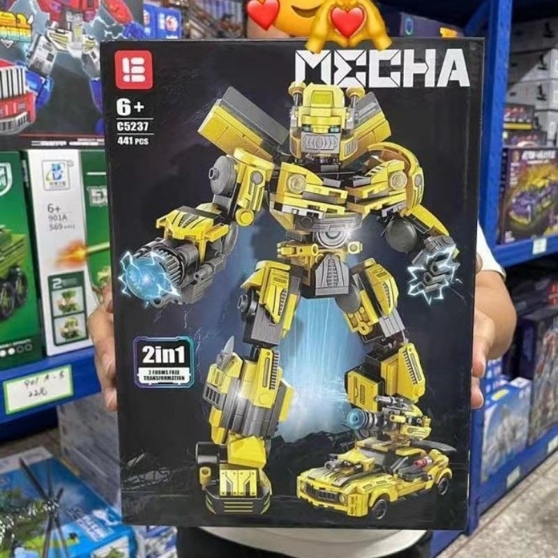 BB Transformers Bumblebee 441-piece Transformation Robot Assembly Model ...