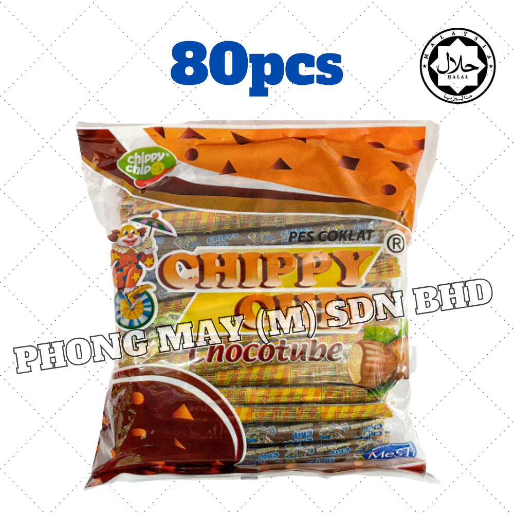 CHIPPY CHIPS SOFT CHOCOLATE TUBE [9G*80PCS] CHOCOLATE PASTE/ | Shopee ...