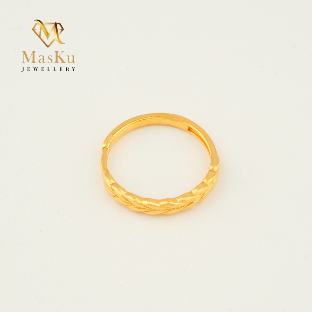 Masku Jewellery 999 Adjustable Ring / 999 Cincin Astrid MKJR181101 ...