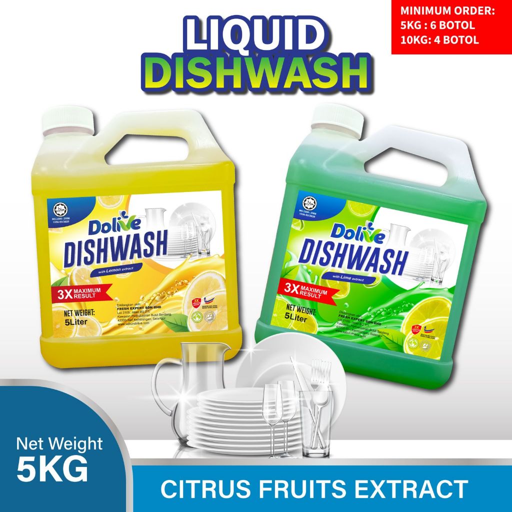 SABUN PENCUCI PINGGAN DOLIVE 5KG | Shopee Malaysia