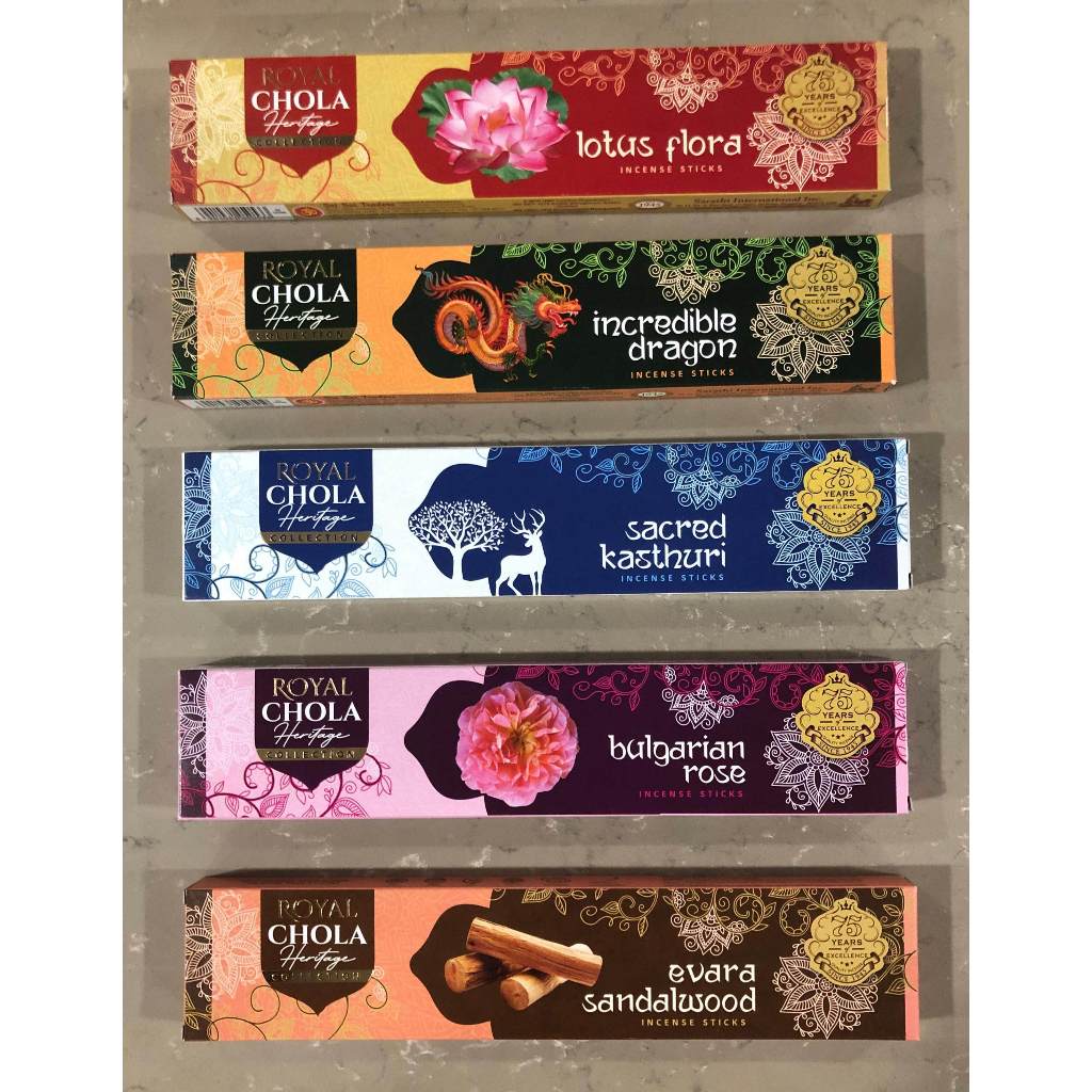 Royal Chola Heritage Collection Incense Sticks / Royal Chola Agar Bathi ...