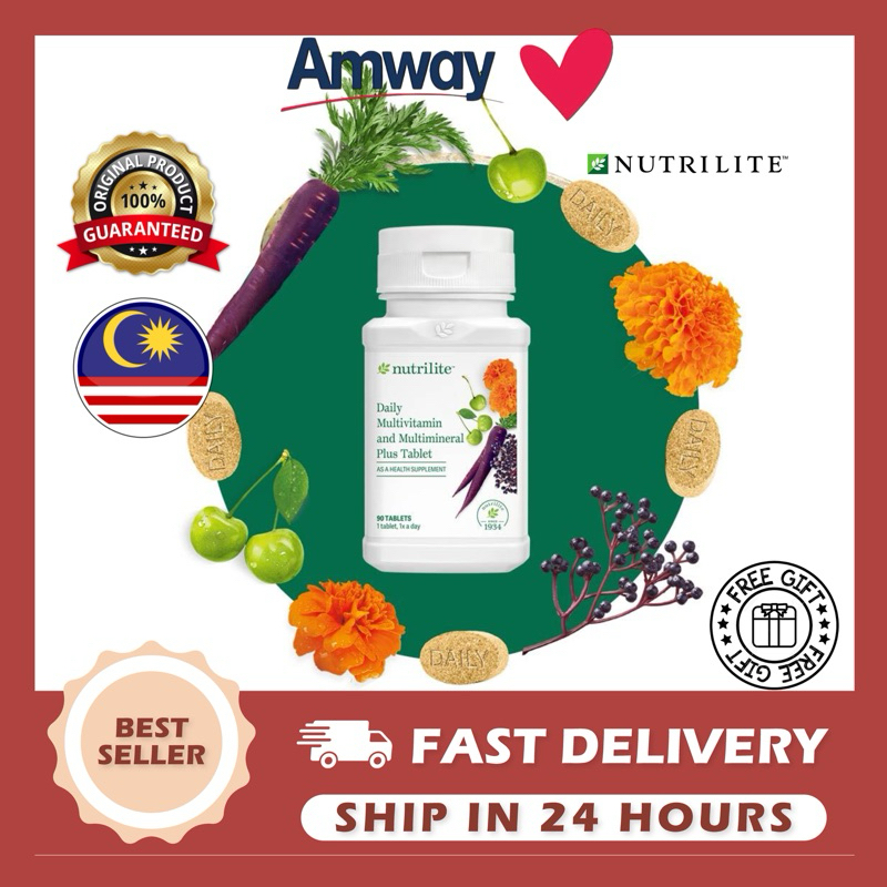 Nutrilite Daily Multivitamin and Multimineral Plus Tablet | Shopee Malaysia
