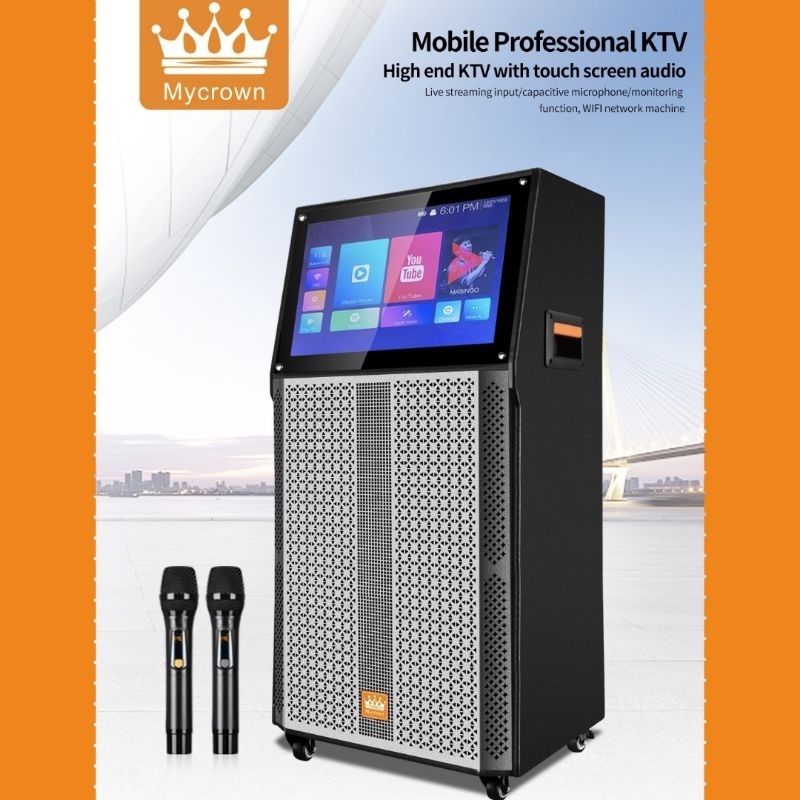 MYCROWN ANDROID SISTEM LCD SKRIN SENTUH 14.1 PEMBESAR SUARA MY-SB5010 ...
