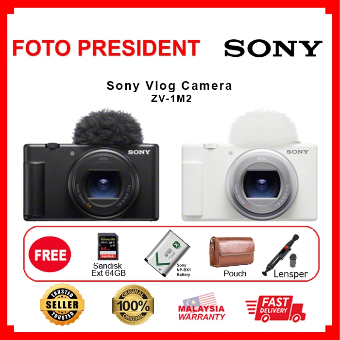 Sony Digital Vlog Camera ZV1 ZV-1M2 /ZV-1 II/ / ZV-1 /ZV-1F (Sony Malaysia Warranty) | Shopee ...