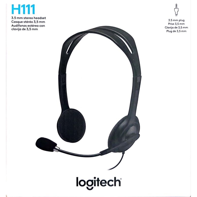 Logitech H111 (Single 3.5mm Plug) / H110 (Dual 3.5mm Plug) Stereo ...