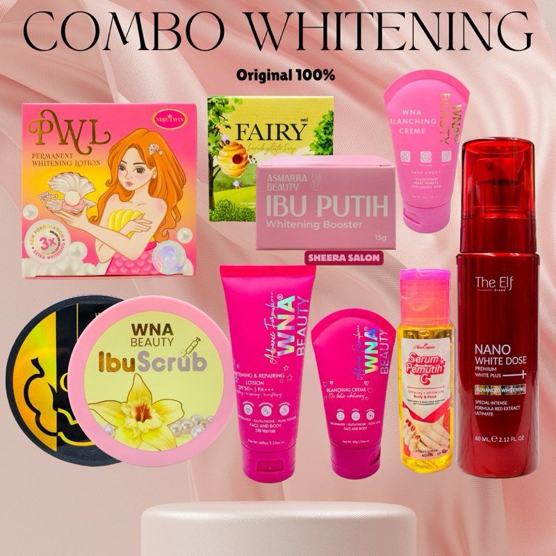 PWL Set Whitening Lotion mix item | Shopee Malaysia
