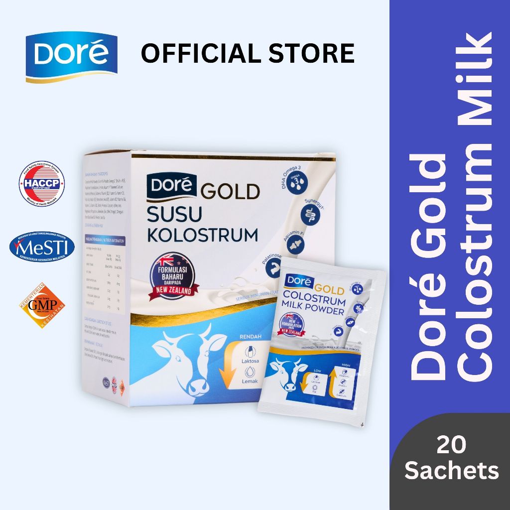 【Doré】Gold Colostrum Milk Powder (15g x 20s) Forte Prebiotics ...