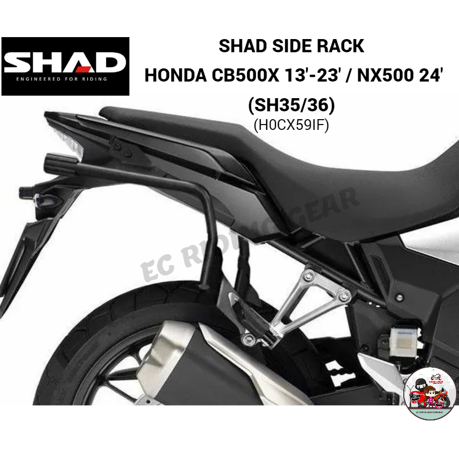 SHAD SIDE RACK HONDA CB500X 13'-23' / NX500 24' (SH35/36) H0CX59IF ...