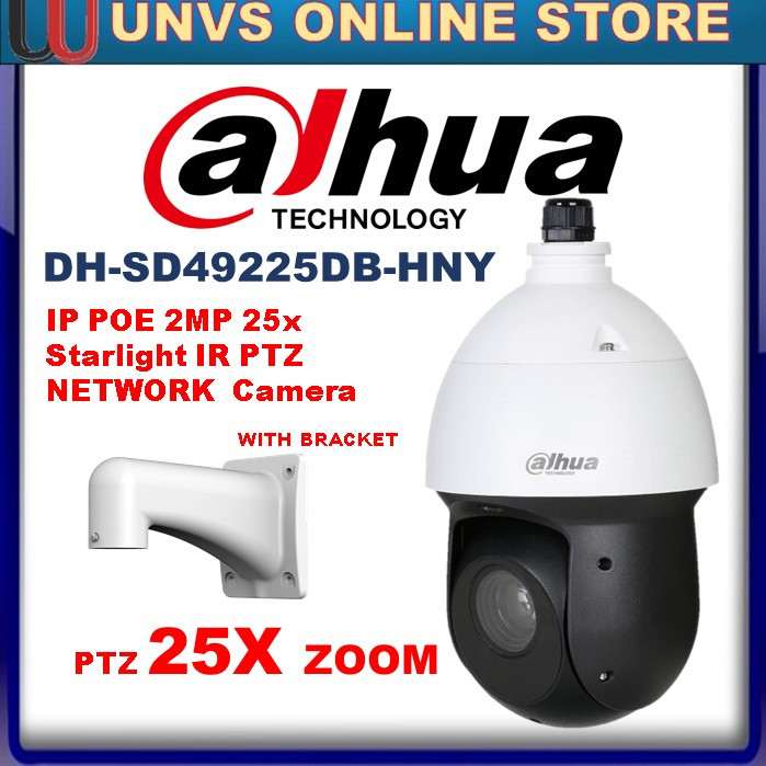 DAHUA IP NETWORK PTZ CAMERA DH-SD49225DB-HNY Pain/Tilt 360 dregree Zoom x25 | Shopee Malaysia