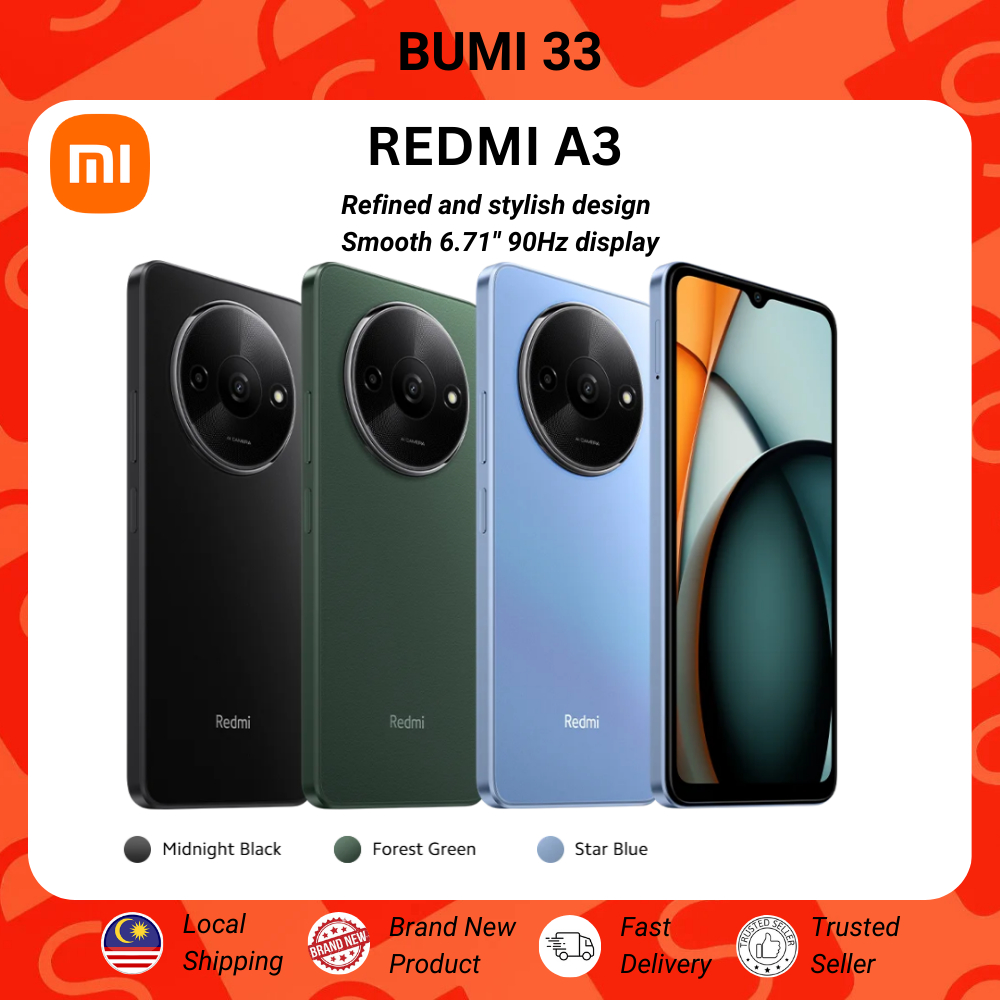 REDMI A3 [8GB*(4+4)GB RAM 128GB ROM] - Original XIAOMI REDMI Malaysia ...