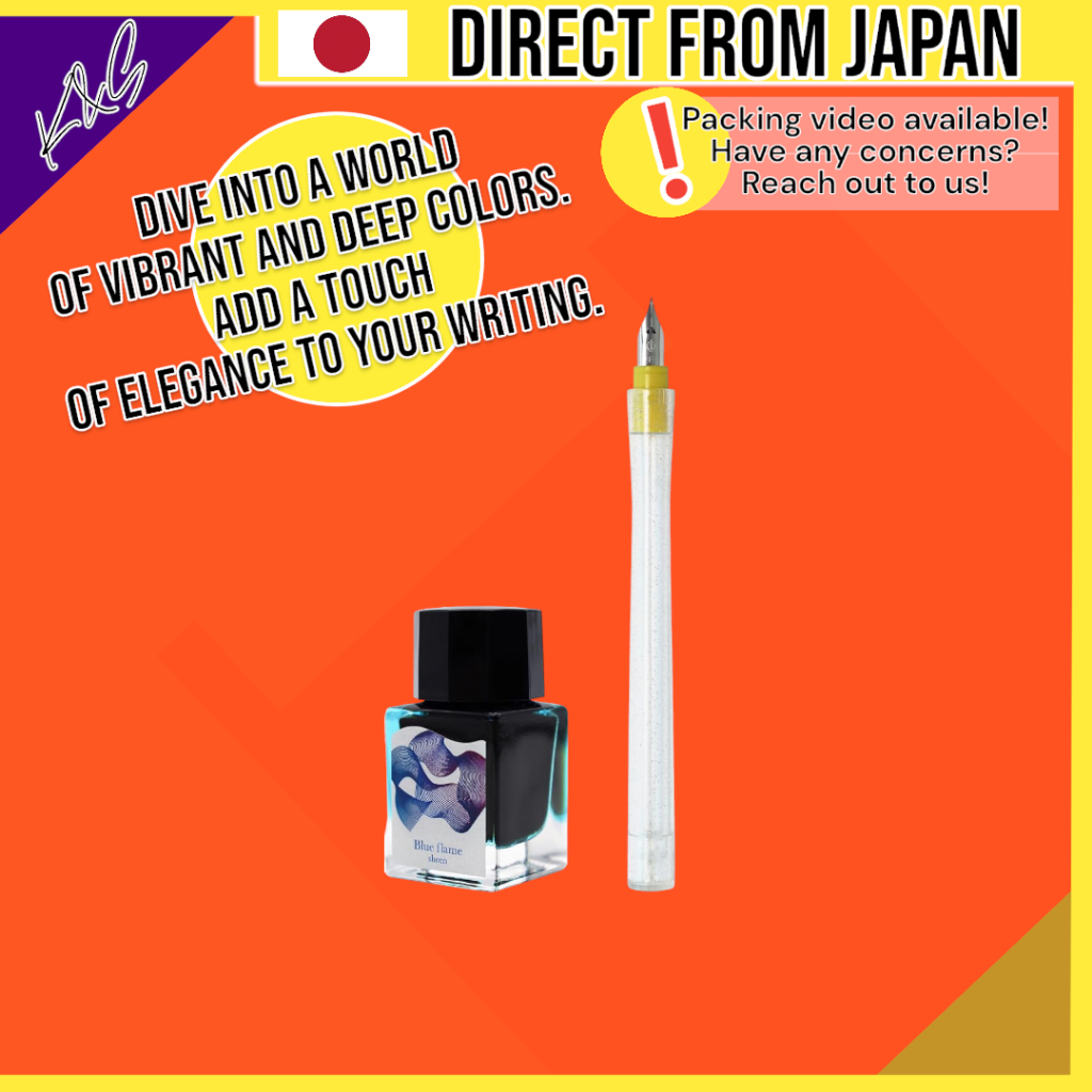 Sailor Dipton+hocoro Fountain Pen Ink Set - Ripe Fig & Blue Flame Sheen ...