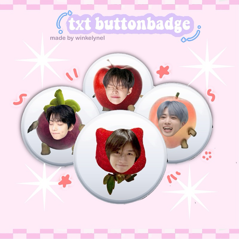 txt button badge ( heart ver ) | Shopee Malaysia
