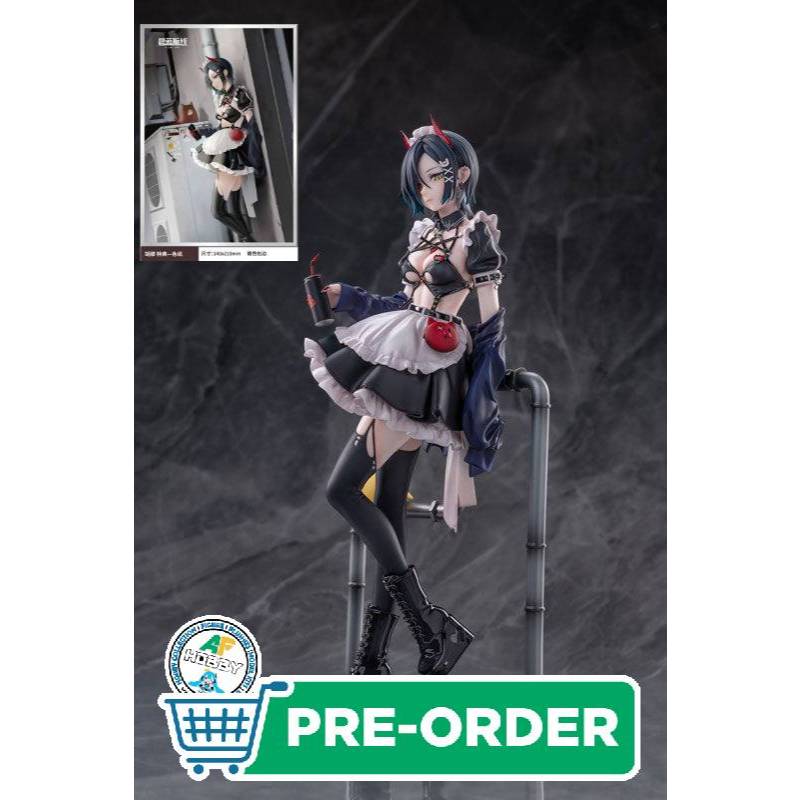 -[PREORDER]- Anigame 1/6 Scale Azur Lane Ulrich von Hutten Mayhem Maid Ver. w/Bonus PVC Figure ...