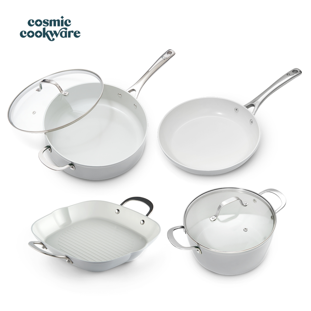 Holiday Set 5 - Cosmic Cookware Non-toxic, Swiss Made Non-stick Ceramic ...