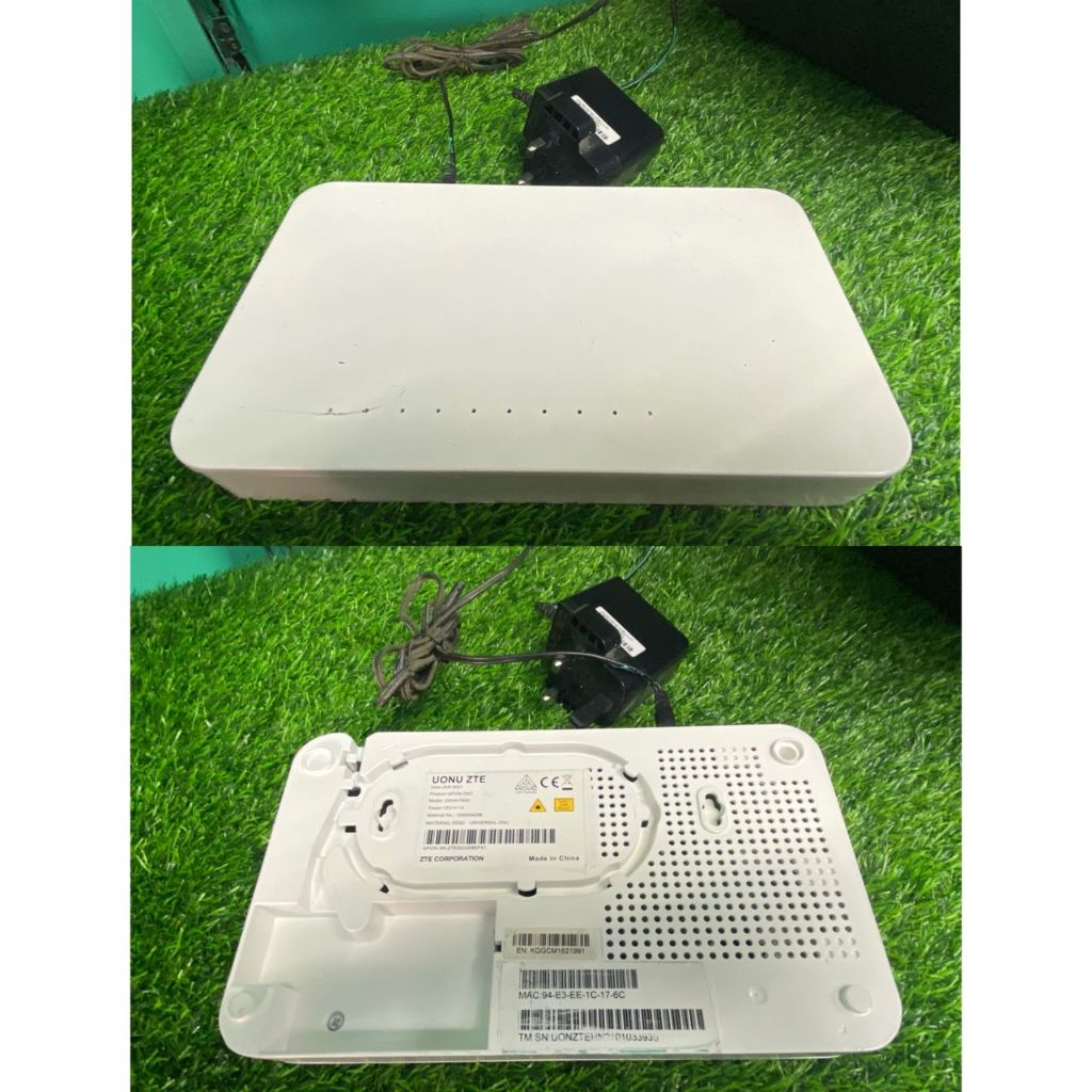 USED UONU ZTE GPON ONT ZXHN F620 FOR UNIFI MODEM | Shopee Malaysia