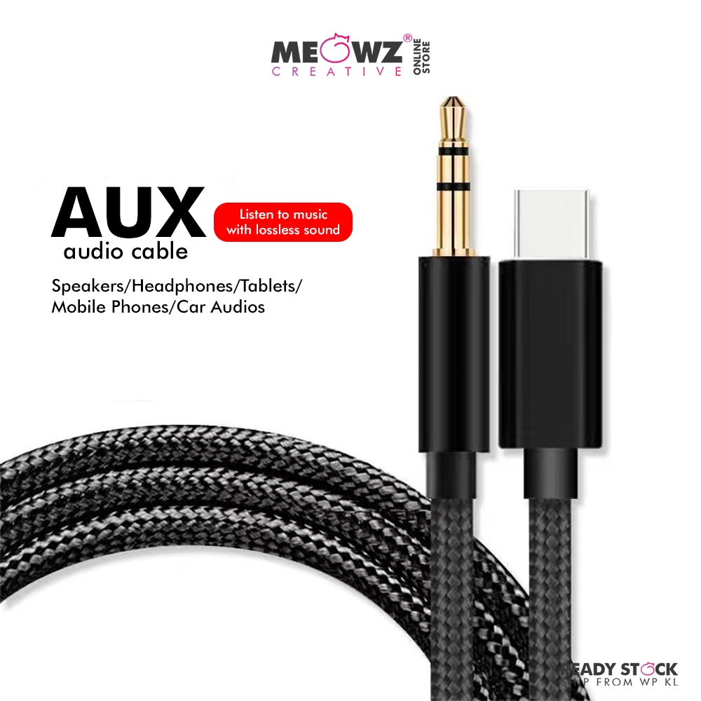 Type-C to 3.5mm Male Audio Jack Aux Input with Digital DAC HD Stereo ...