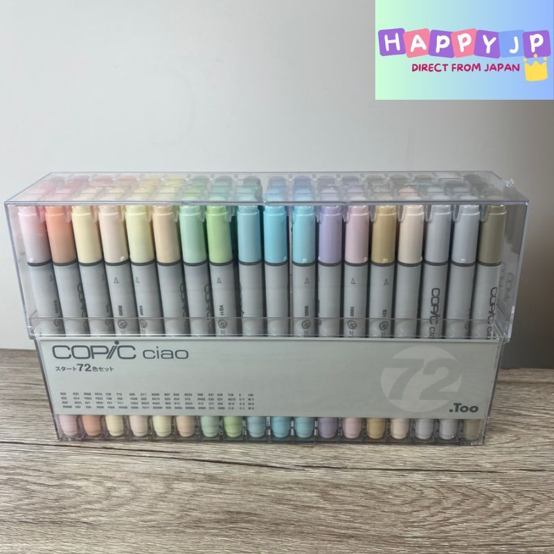 Copic Too Copic Chao DX Start Box 72 Colors Copic Too Copic Chao Start 72 Colors Set | Shopee ...