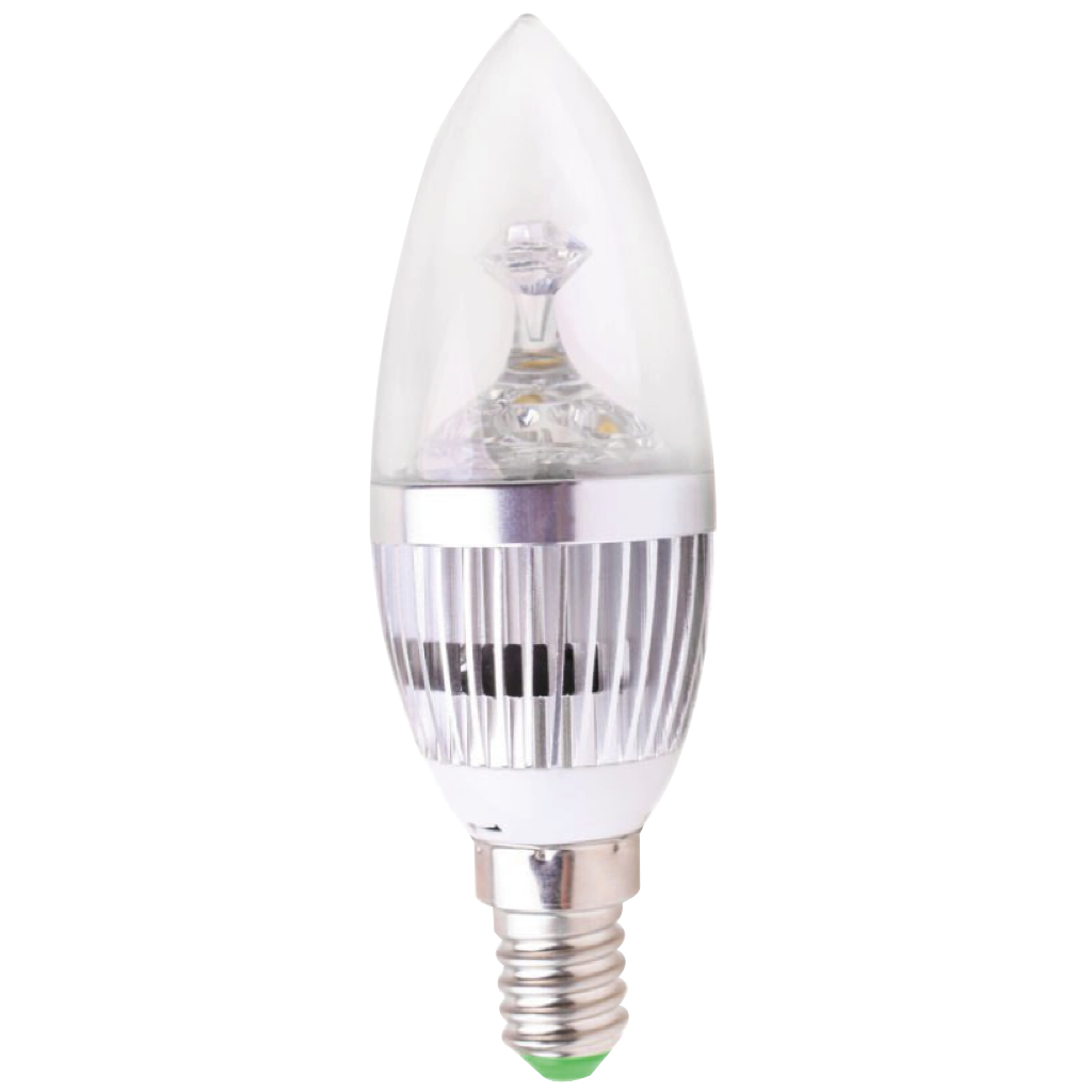 LED Candle Bulb E14 3W White, Warm White, Red, Blue, Green | Shopee ...