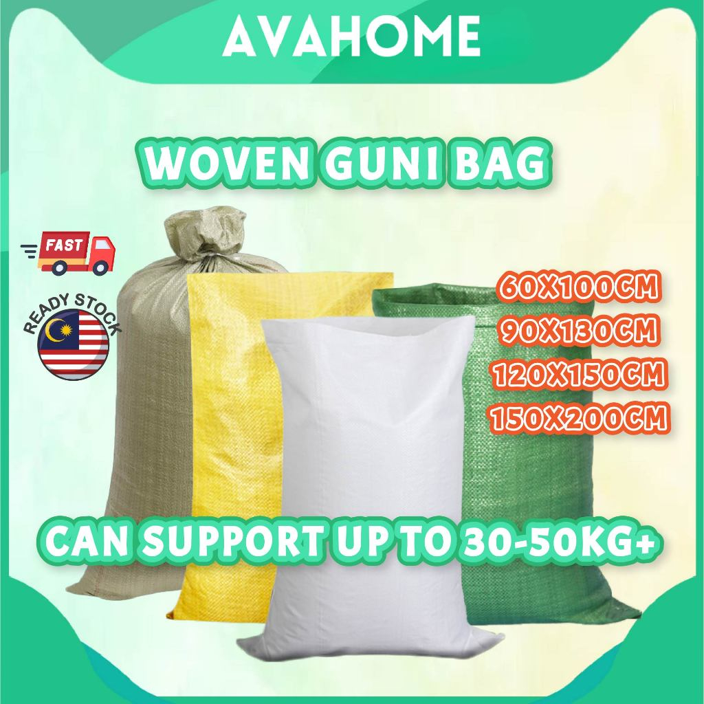 Avahome Large PP Woven Guni Bag 1PC PP Woven Guni Bag for Sand Courier ...