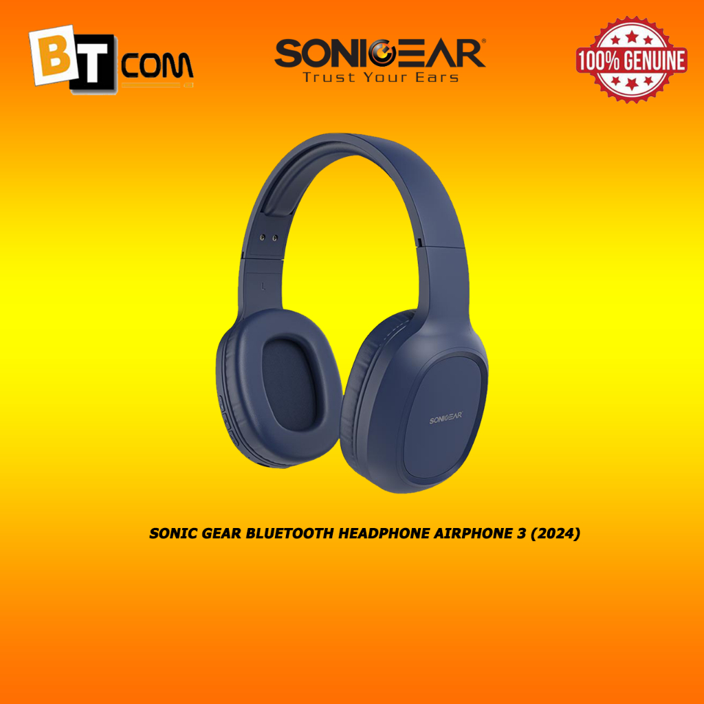 SonicGear AirPhone 3 (2024) Bluetooth Headphone | Shopee Malaysia