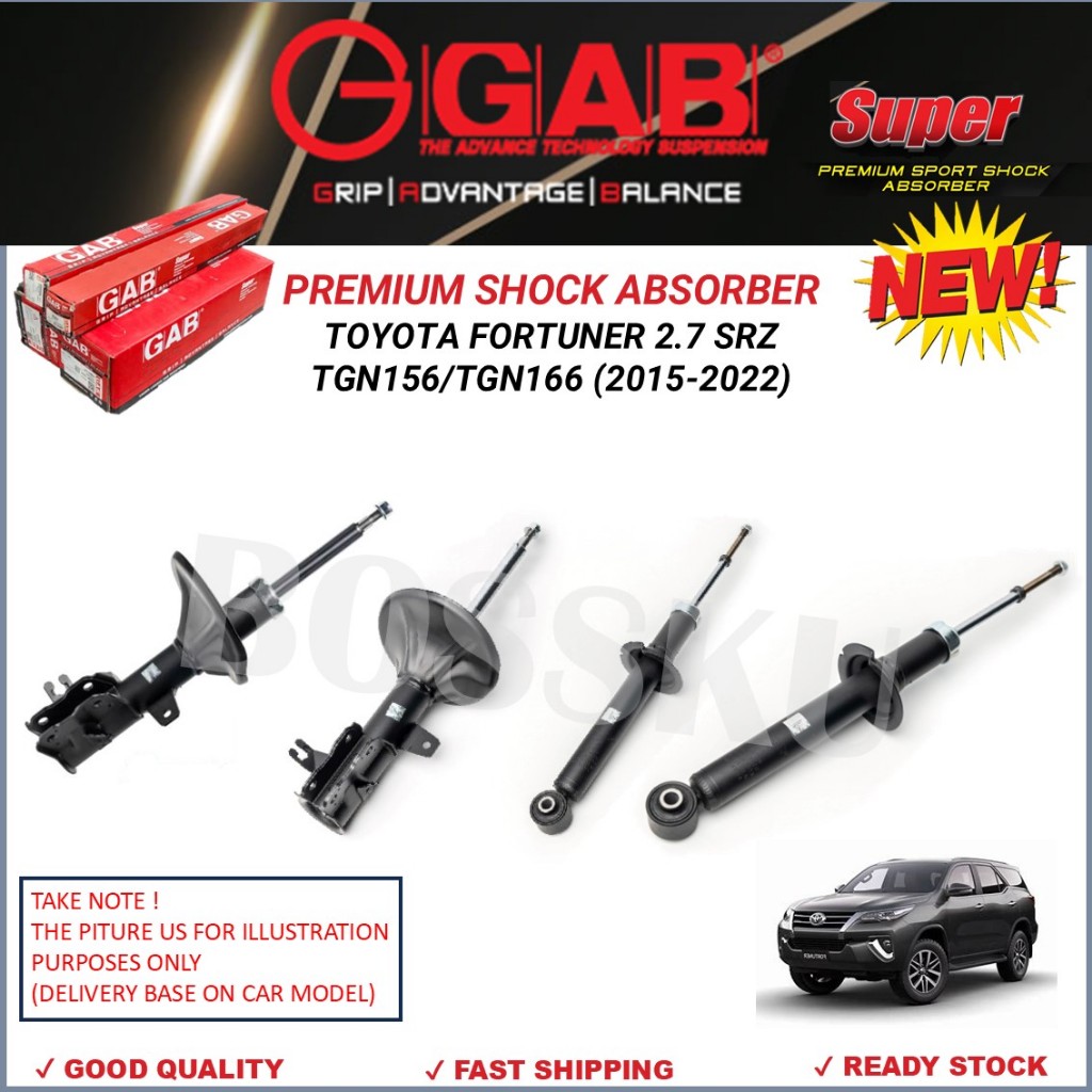 GAB SUPER FRONT ABSORBER -ORIGINAL- TOYOTA FORTUNER 2.7 SRZ TGN156 ...