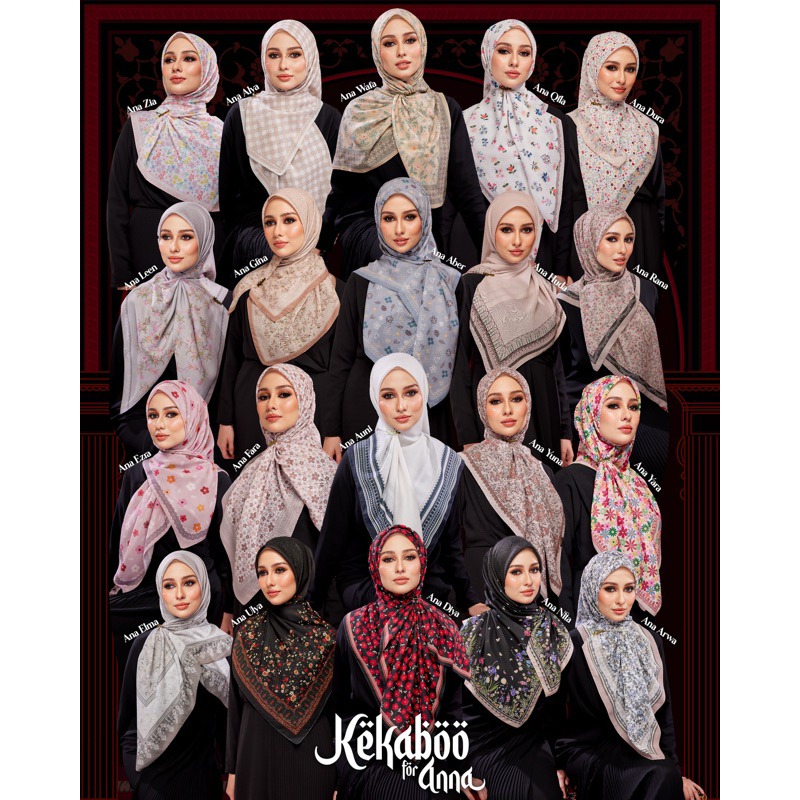 Tudung Kekaboo Premium Cotton Voile | For Anna - Bidang 45+ | Shopee ...