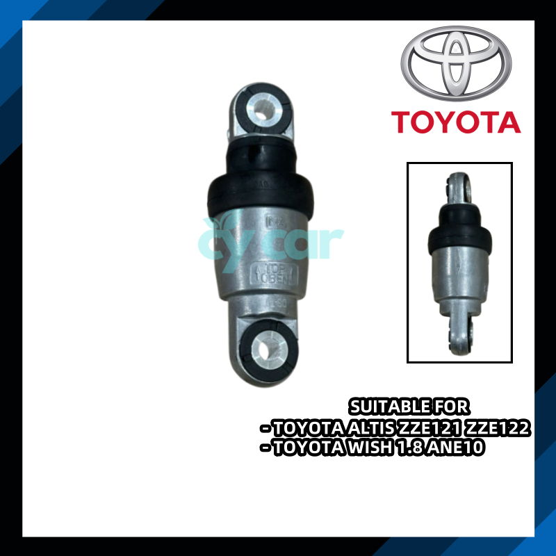 TOYOTA ALTIS ZZE121 ZZE122 WISH 1.8 ANE10 FAN BELT TENSIONER DAMPER ...