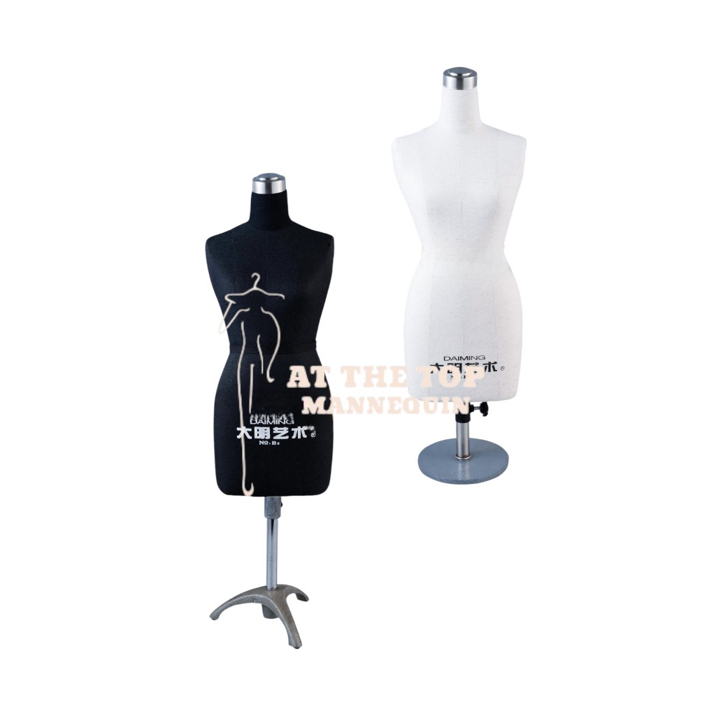 Half Body Foam Women Mannequin With Stand/Female lady Half Body Torso ...