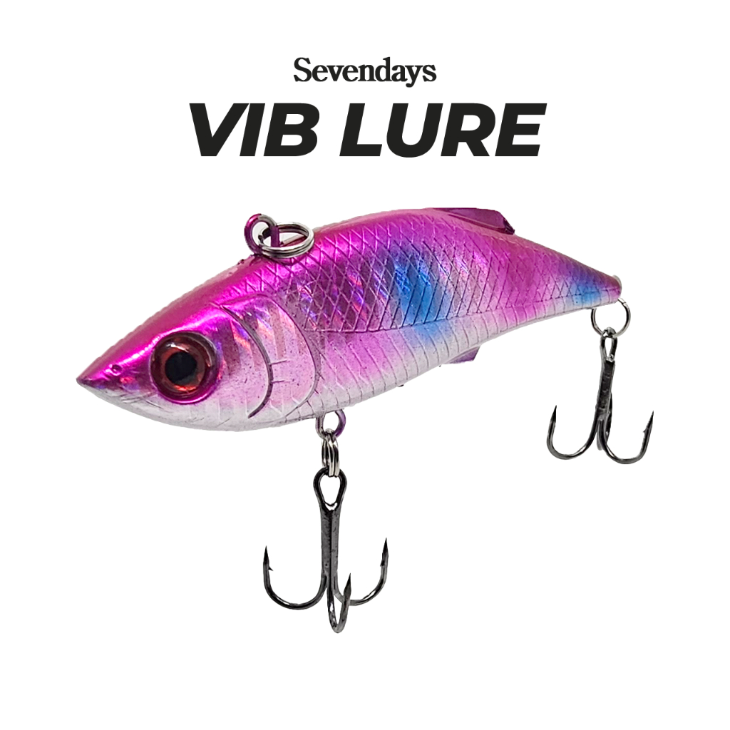 VIB Lure Fishing 8cm / 8g Vibration Fast Sinking Mini Bait Gewang Killer Pancing Tackle Ikan ...
