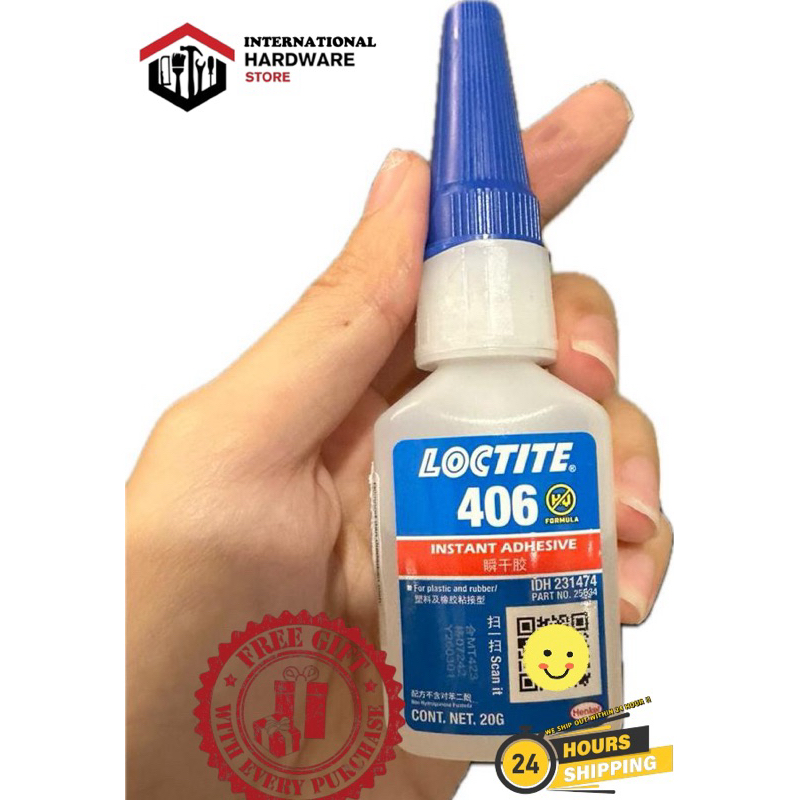 〽️QR CODE〽️HENKEL LOCTITE 406 SURFACE INSENSITIVE INSTANT ADHESIVE ...