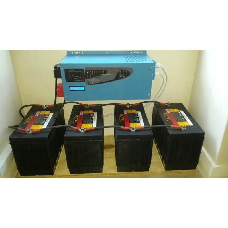 🎁NO TNB ️ Hybrid Off Grid Solar Panel Inverter System Pure Sine Wave ...