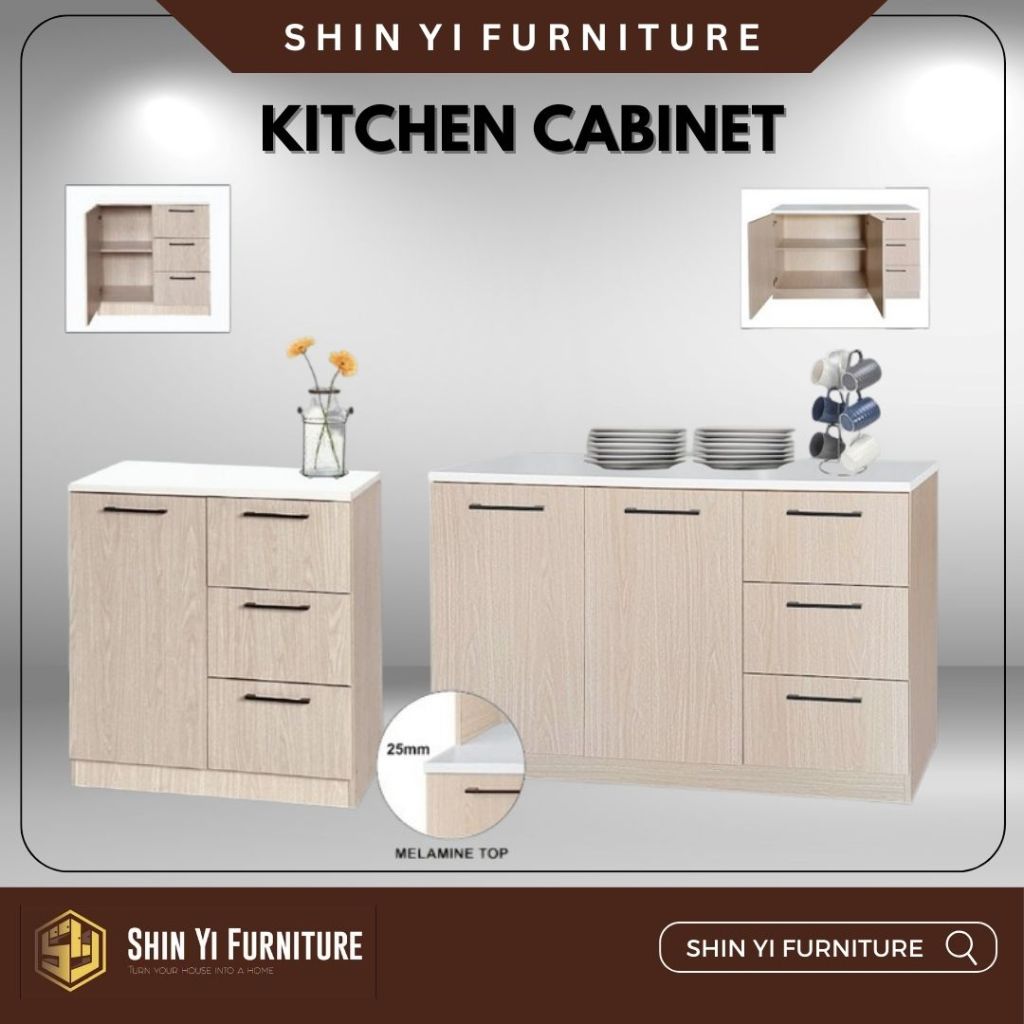 [SARAWAK] Kitchen Cabinet / Almari Pinggan / Low Kitchen Cabinet ...