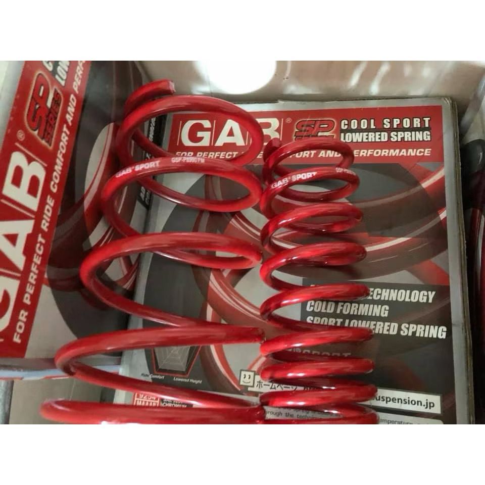 (Ready Stock) GAB Lowered Sport Spring Proton Honda Toyota Perodua Myvi ...