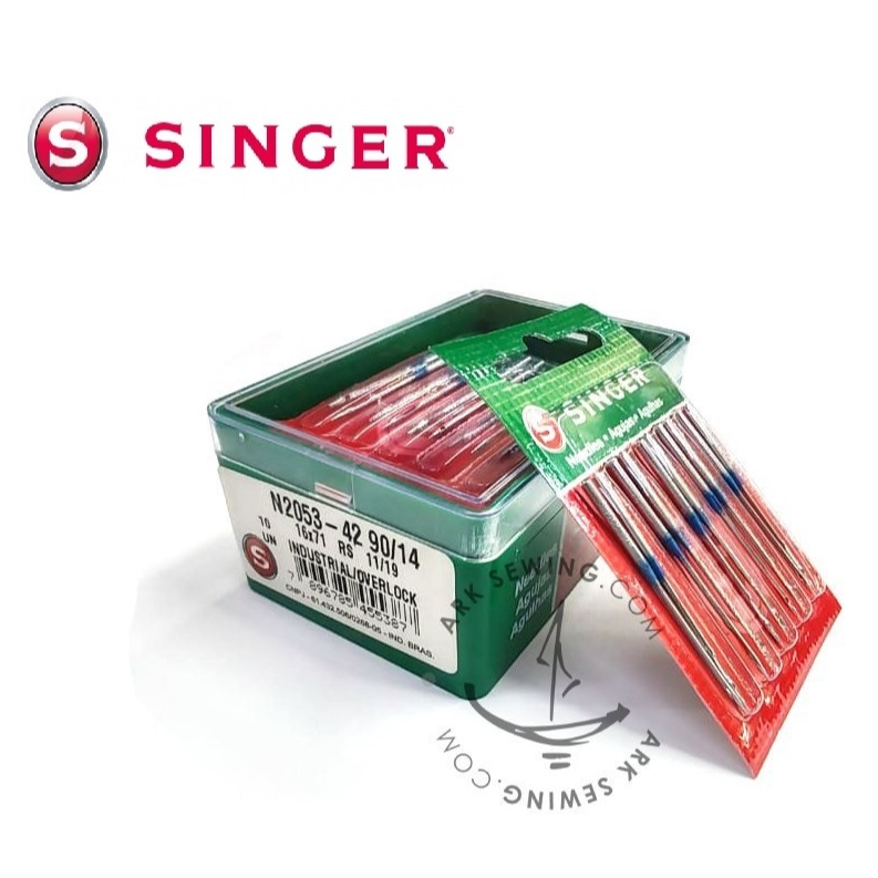 Jarum mesin jahit tepi 14u singer 2053 / SINGER 14U 2053 NEEDLE ( ORIGINAL ) | Shopee Malaysia