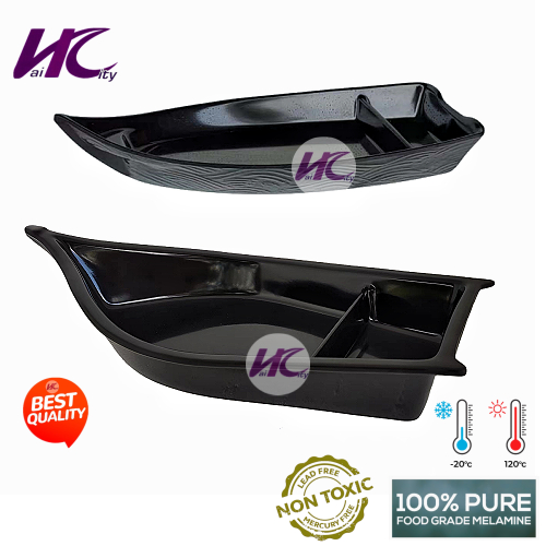 (HC) Non- toxic 100% Melamine boat plate boat tray Food Grade BOAT ...