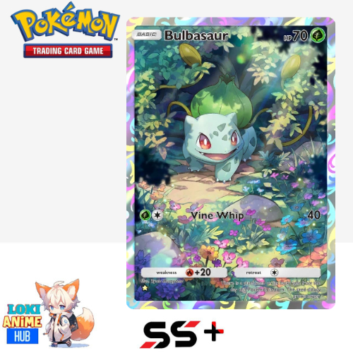 bulbasaur SAR SIR AA Pocket tcg Physical card Gred SS+ PTCG TCG pokemon ...