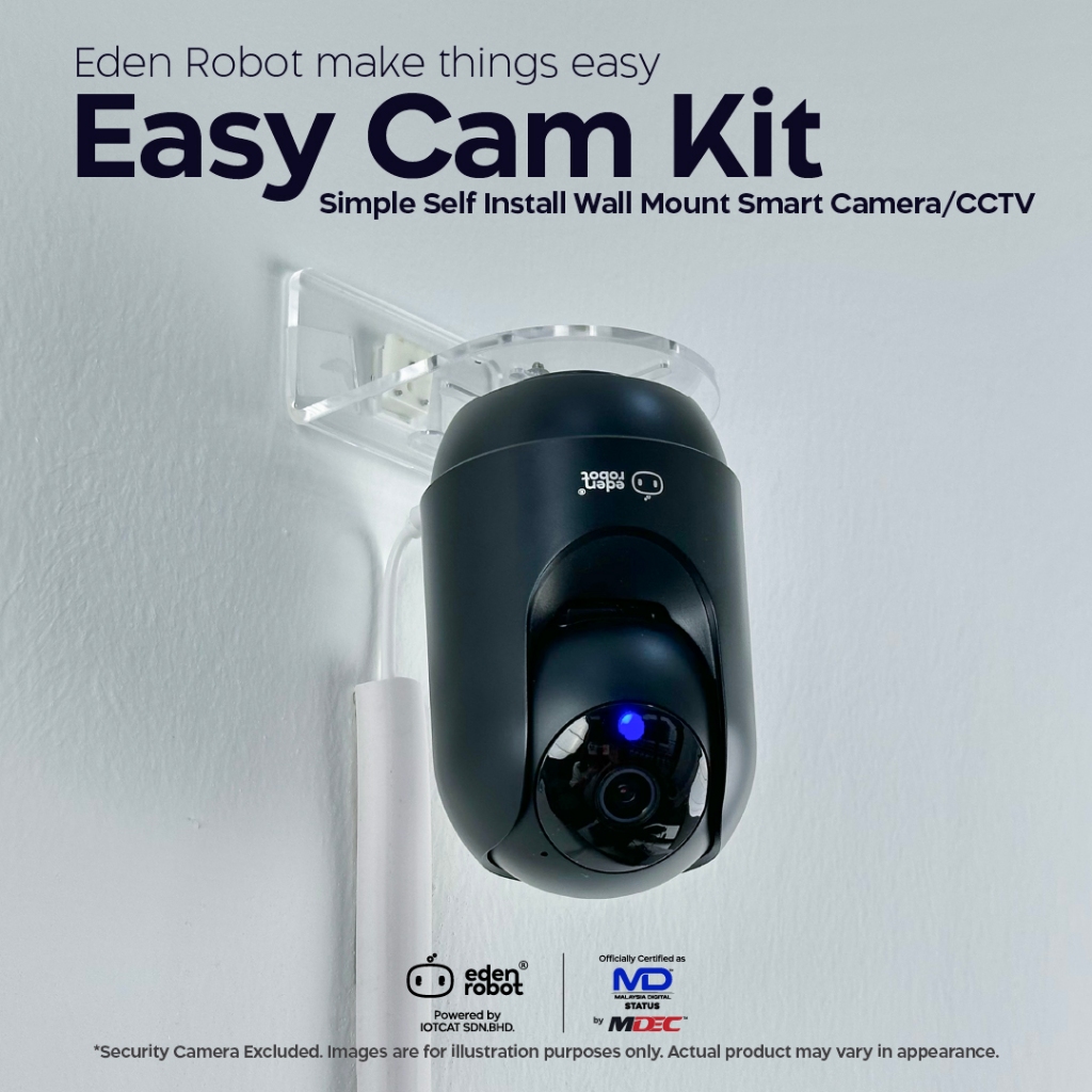 Official Store🌟Eden Robot | Easy Cam Kit | Security Camera Installation ...
